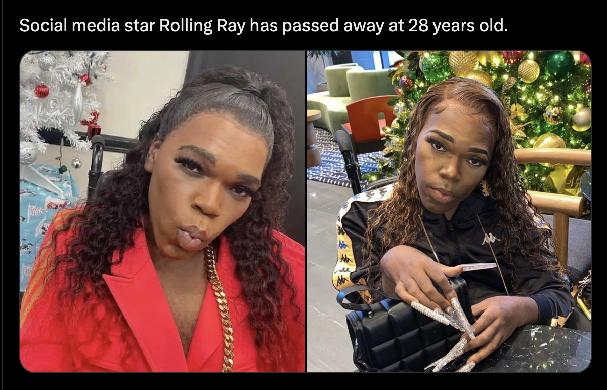 Another Influencer Gone: Rolling Ray Dead at 28